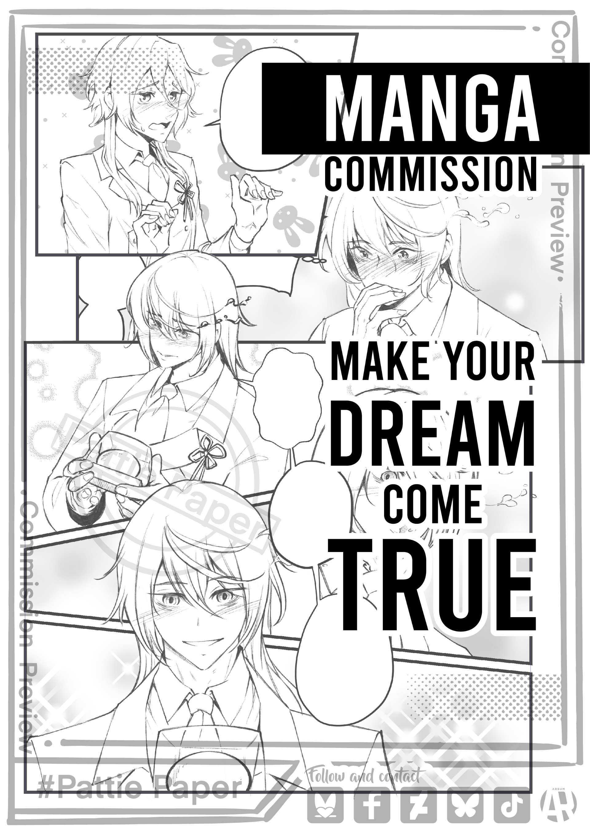 Commission Preview: Manga by pattiepaper | Arbum